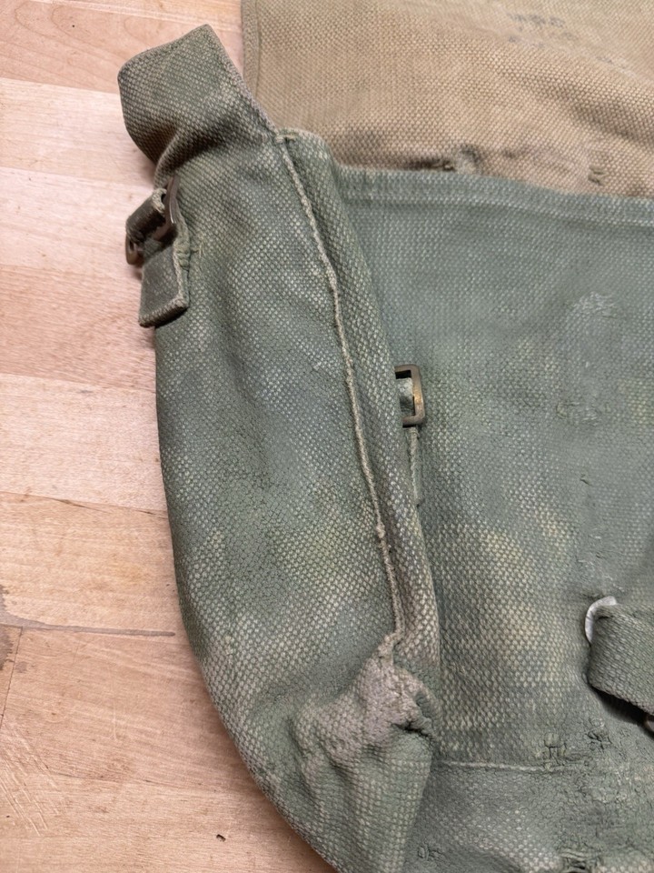 1945 WW2 Era British Army Canvas P1937 Haversack Backpack Field ...