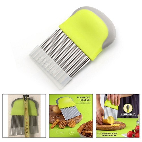 Unique Fluted Design Potato Wave Cutter for Impressive Food Decorations ...