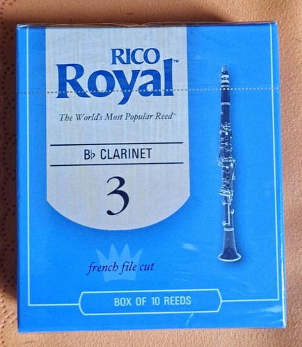 NEW RICO ROYAL Bb CLARINET REED, #3, BOX of 10 | eBay
