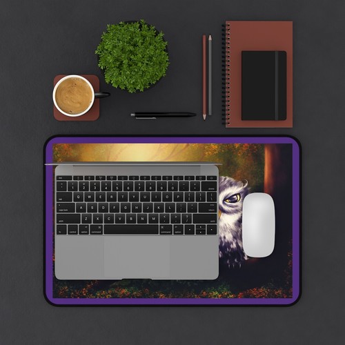 Fall Owl Desk Mat Mouse Pad | eBay