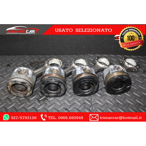 KIT 4 PISTONI + BIELLE TOYOTA RAV4 4 IV (A4) (2012 IN POI) 2.0 D 124CV ...
