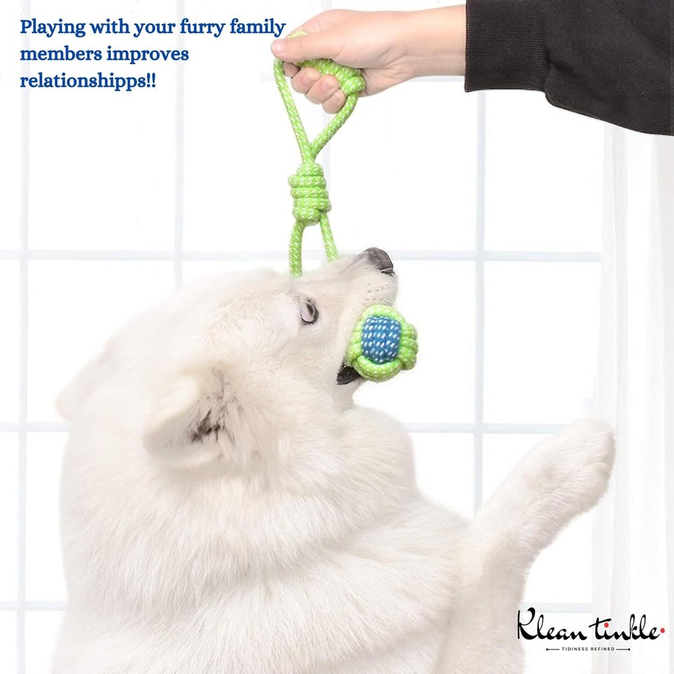 Dog Toys for Chewers Aggressive Puppy Teething Chew Rope Treats Toys ...