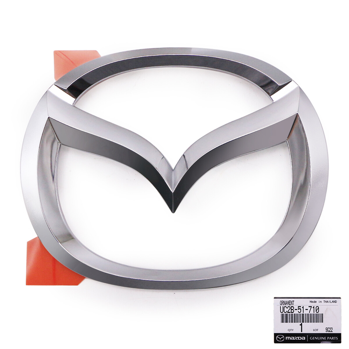 Tailgate Logo Emblem Rear Cover Chrome For Mazda BT-50 Pro 4x2 4x4 2012 ...