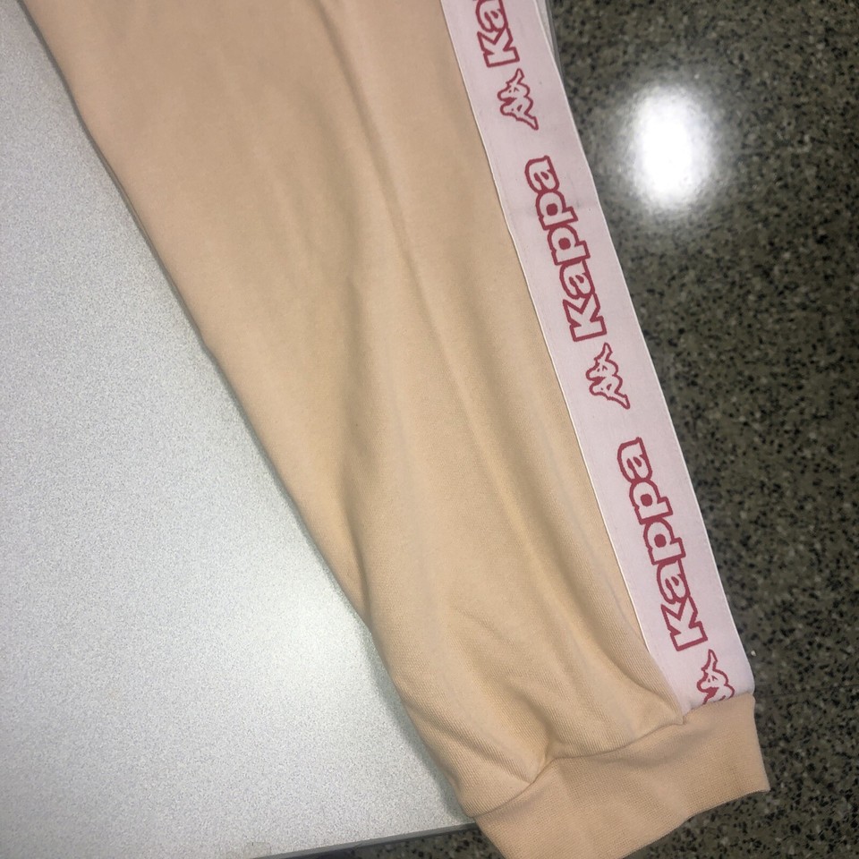 Kappa Authentic Men SweatPants Beige Lt Sand-Red MSRP $90 Sz XXL ...