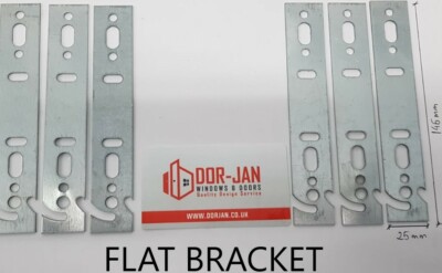 10x Window Fixing Brackets Steel Frame Clips Lugs Mounting Anchors UPVC ...