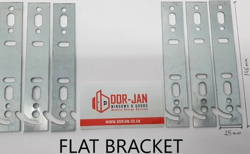 10x Window Fixing Brackets Steel Frame Clips Lugs Mounting Anchors UPVC ...