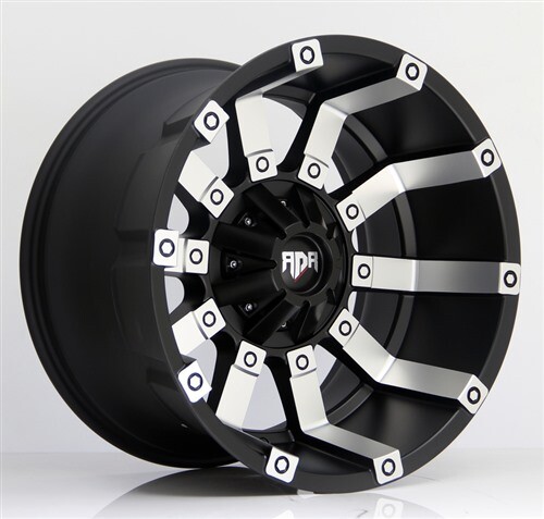 SET (4) RED DIRT ROAD RDR WHEELS RD09M 20x12 6x135/139.7 -44 BLACK ...