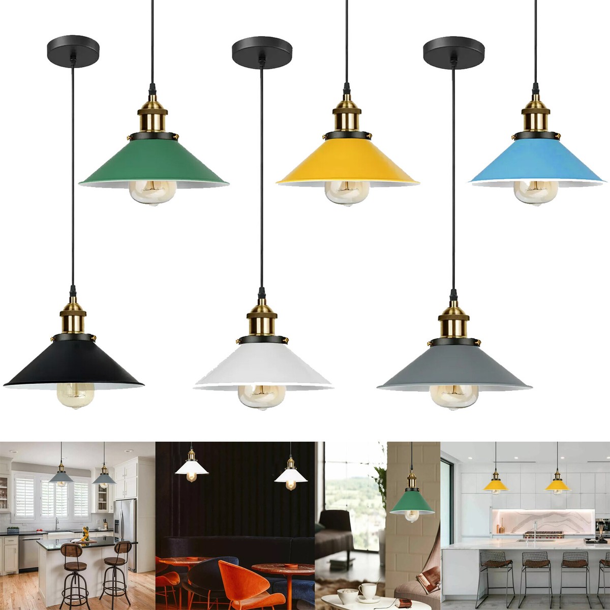 Multi Pendant Light Fixture Kit LNC Home 4 Light Track Kit & Reviews