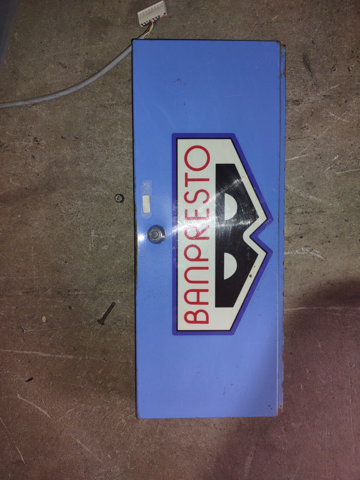banpresto crane claw arcade redemption cabinet coin door part #7 | eBay