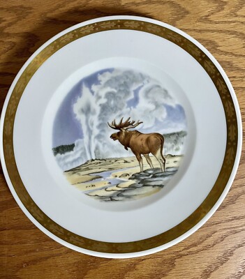 Vintage Royal Copenhagen National Parks Collector's Plate Yellowstone ...