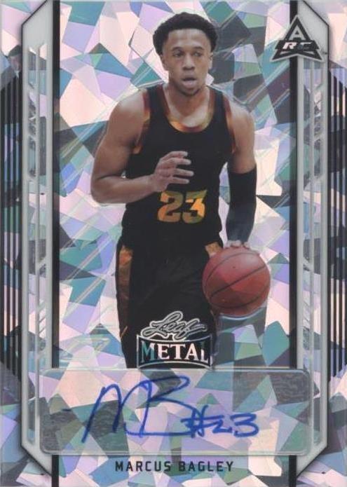 2021-22 Leaf Metal - Marcus Bagley #BA-MB1 Silver Crystals (AU, RC) for ...