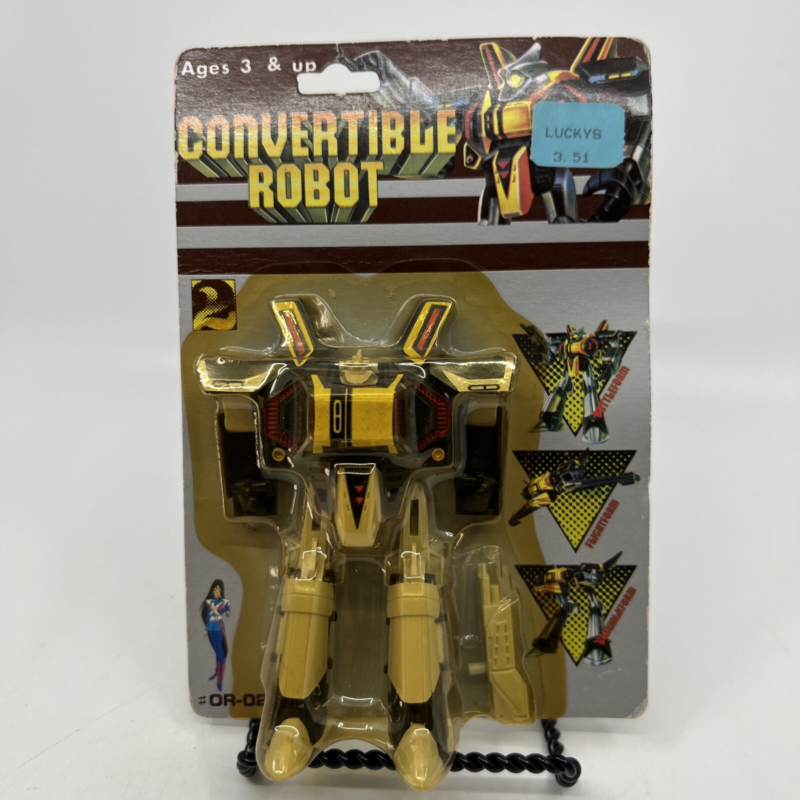 Convertible Robot In Package 3 In 1 Taiwan OR-02 Vintage 1985 ...