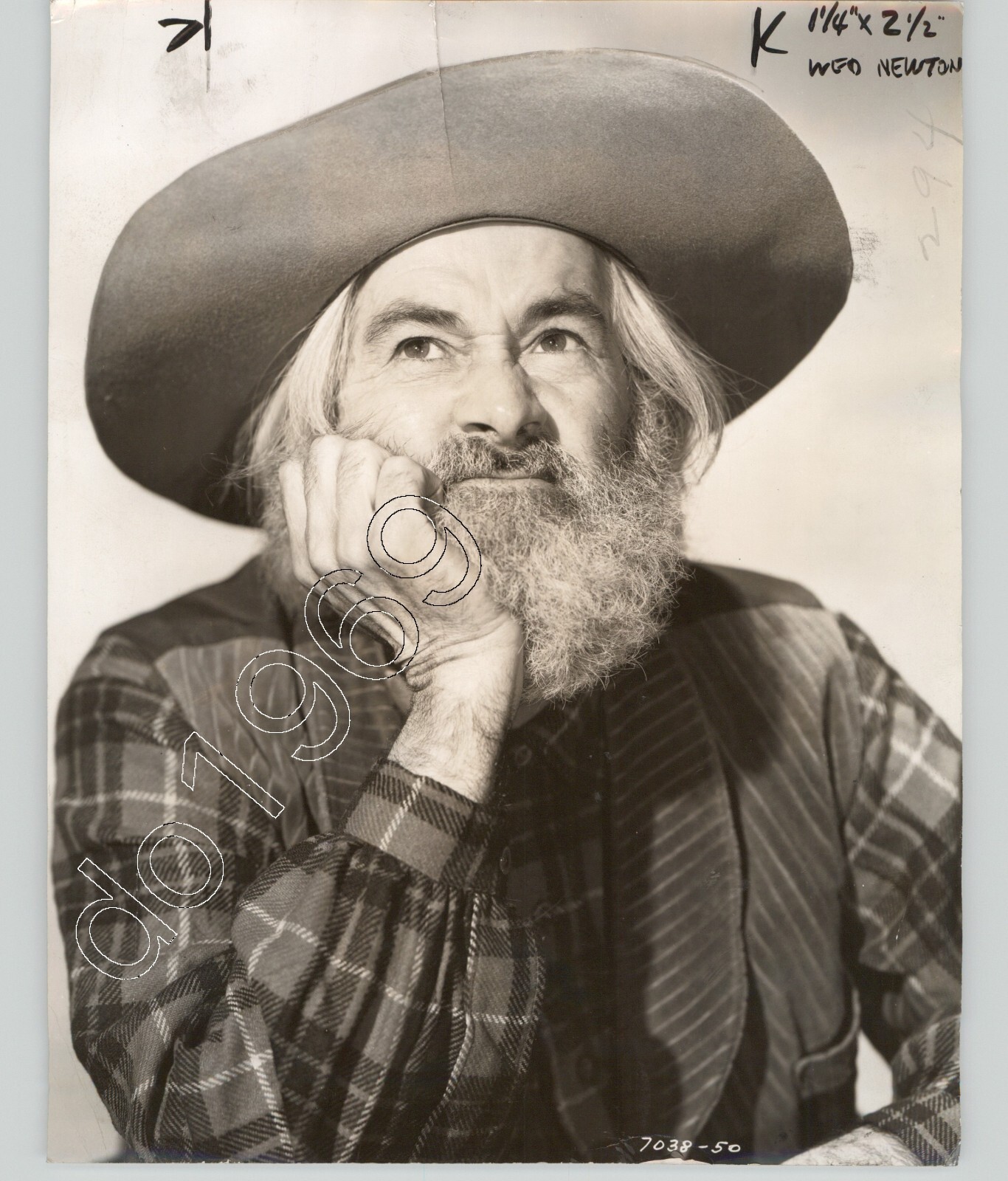 Actor GEORGE "GABBY" HAYES in Film ALBUQUERQUE 1951 Press Photo ...