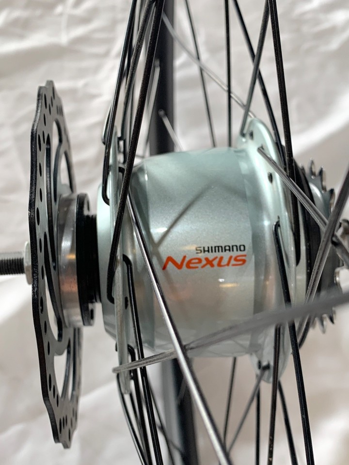 Shimano Nexus Inter 8 Hub in ISO 451 wheel, Nexus Revo shifter, 3 ...