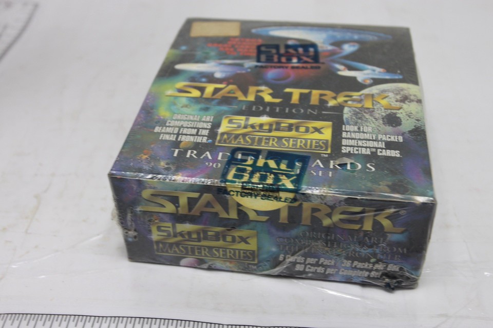1993 STAR TREK MASTER SERIES FACTORY SEALED BOX 36 PACKS Cards SKYBOX ...
