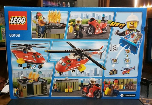 LEGO 60108 City Fire Response Unit 257 Pieces New Sealed Retired | eBay