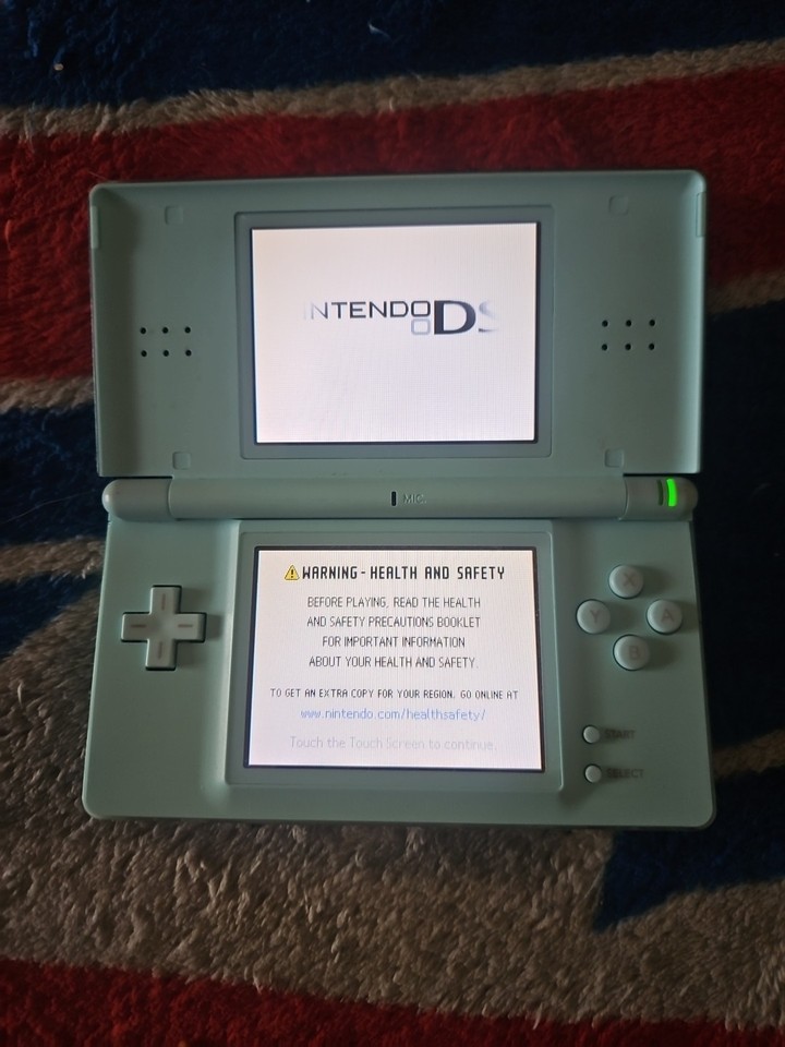 Nintendo DS Lite - Teal - JPN Region Free - Tested & Working - Top ...