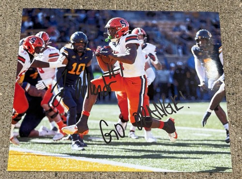 LEQUINT ALLEN Syracuse Orange SIGNED 8x10 Photo JACKSONVILLE JAGUARS | eBay