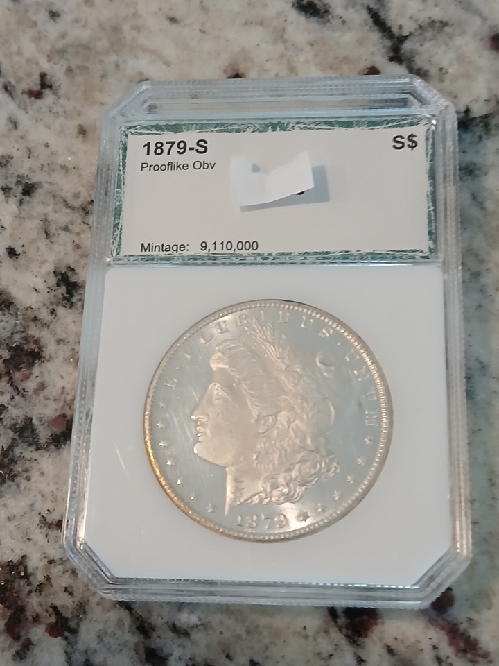 1879 S Proof Like Morgan Dollar in an old holder | eBay