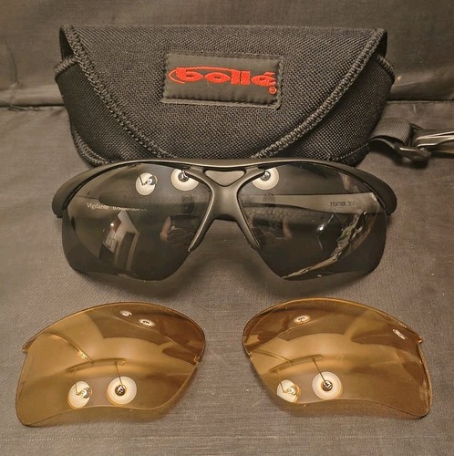 BOLLE VIGILANTE Golf Sunglasses + Extra Set of Lenses and Case France | eBay