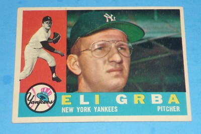 ELI GRBA - NEW YORK YANKEES PITCHER - 1960 TOPPS BASEBALL CARD #183 | eBay