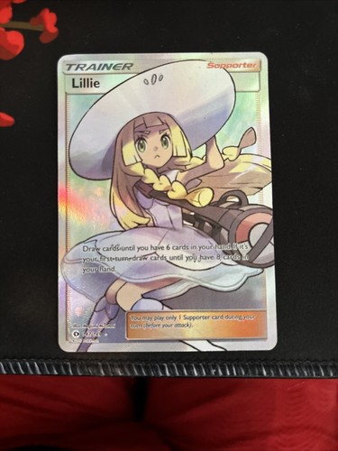 Pokemon TCG Lillie 147/149 2017 Sun & Moon LP Full Art Trainer | eBay