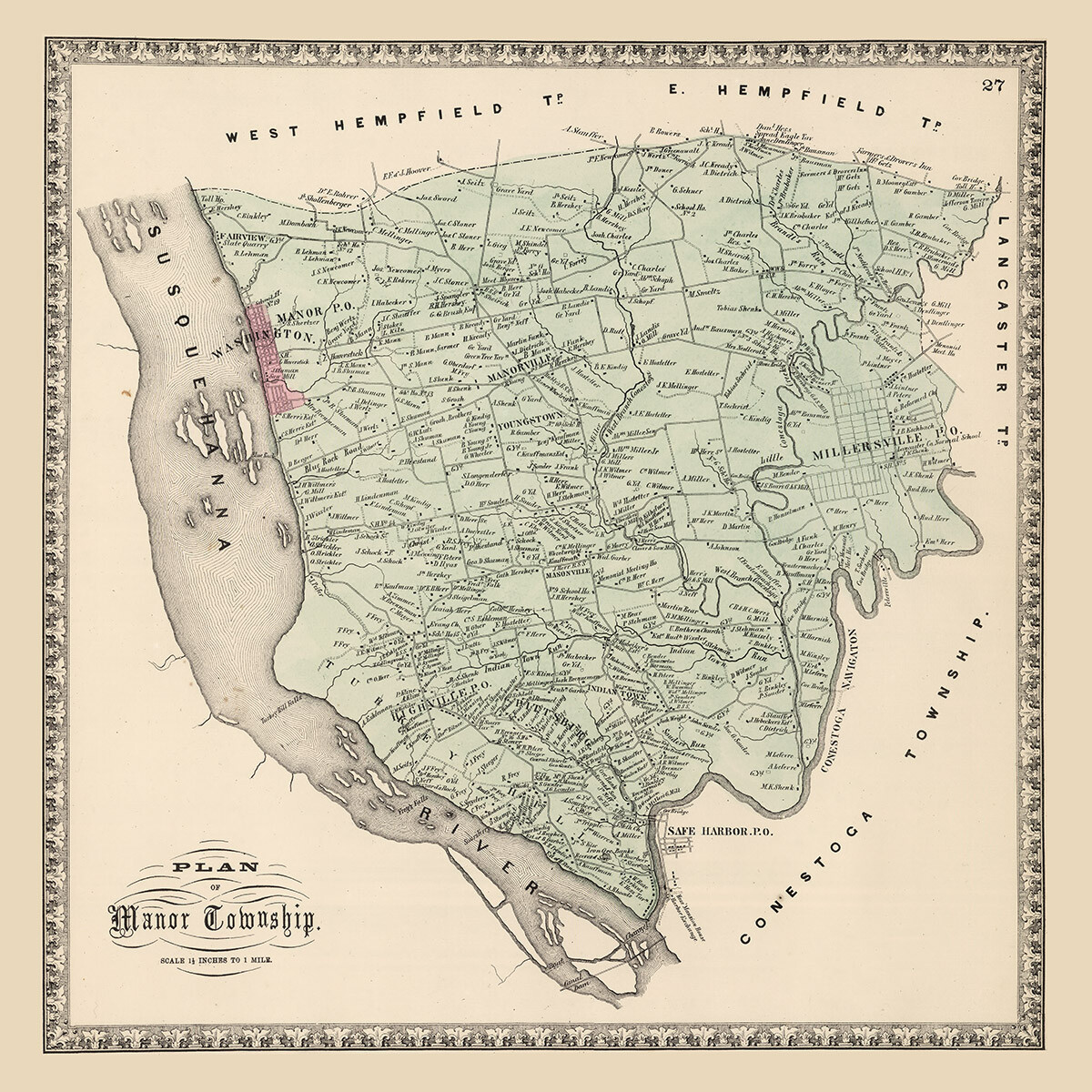 Lancaster County Pa Municipalities Map