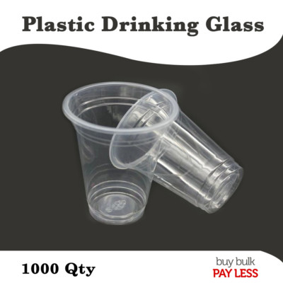 Disposable Plastic Cups 1000/Ctn Reusable Cups 280ML Clear Party Cups ...