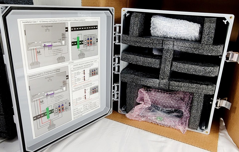 Enphase Wired Communication Kit COMMS-KIT-02 with Enclosure 883-02015 ...