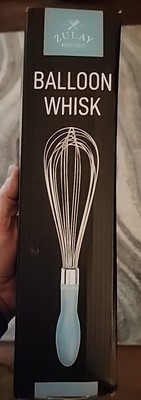 Zulay Kitchen 12 INCH STAINLESS STEEL BALLOON WHISK, Blue Handle | eBay