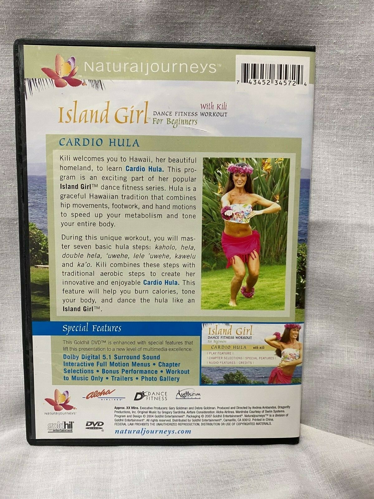 #093 Island Girl Dance Fitness Workout Cardio Hula With Kili DVD ...