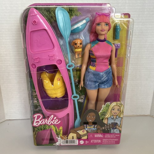Barbie - It Takes Two - Camping Playset w/Daisy Doll, Pup & Kayak # ...