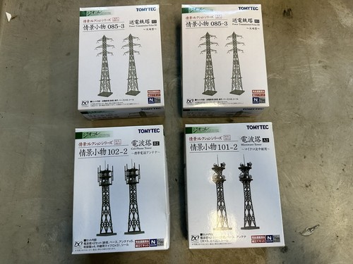Tomitec N Scale Cell Towers And Power Line Infrastructure Lot | eBay