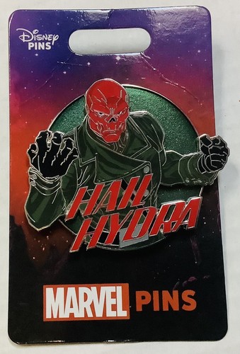 Disney Parks Marvel Pin Red Skull Hail Hydra | eBay