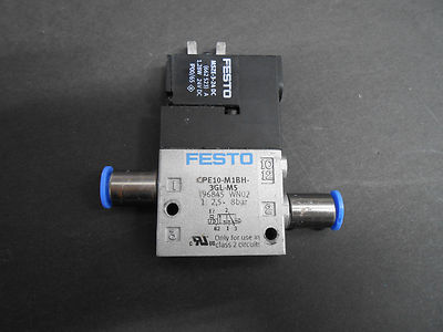 FESTO CPE10-M1BH-3GL-M5 SOLENOID VALVE & SOLENOID COIL MSZE-3-24 DC | eBay