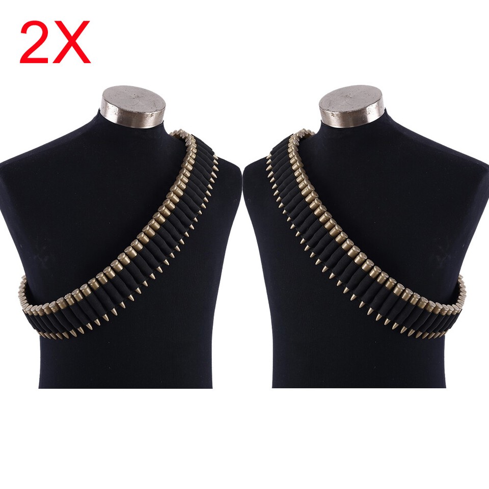 2X 50 Rounds Rifle Bullet for 308 cal. 30-30 30-06 Cartridge Bandolier ...