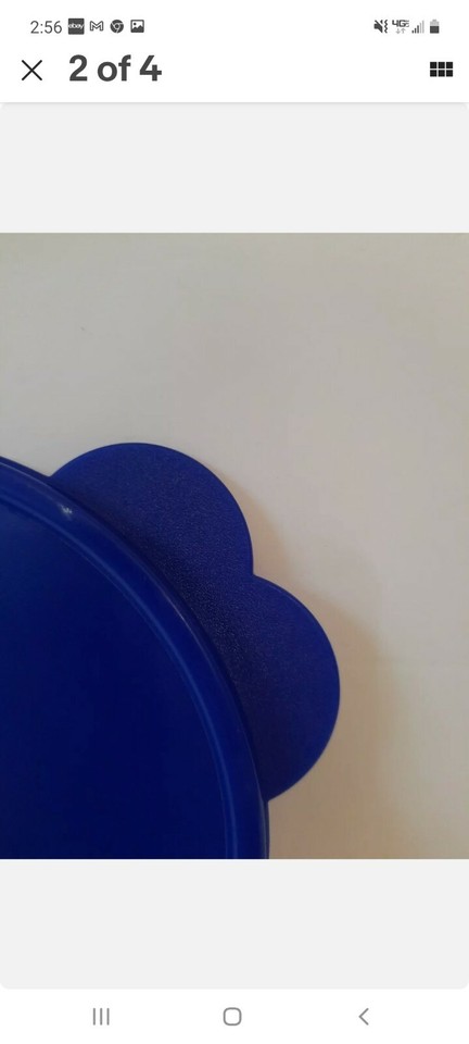 Tupperware Blue Seal Replacement 2517 Butterfly Tab Round 6&5/8" Pre ...