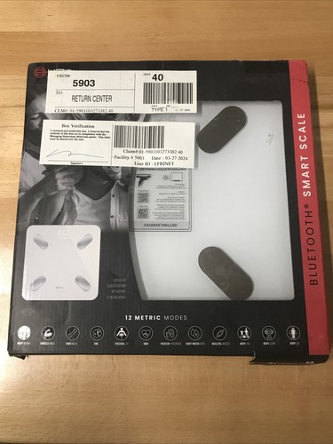 BWell Bluetooth Smart Scale with App – Track Weight, BMI, Body Fat ...