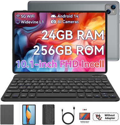 Blackcase BESTPAD A20 Tablet mit Keyboard 24GB+256GB 11 Zoll Android 14 ...