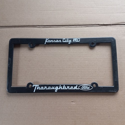 DEALERSHIP LICENSE PLATE FRAME: Thoroughbred Ford (Kansas City, MO ...