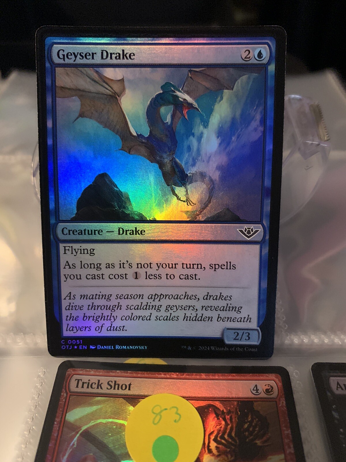 Geyser Drake Outlaws of Thunder Junction Foil #51 | eBay