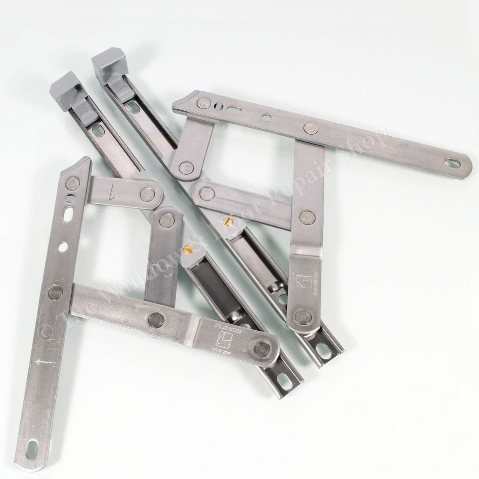 Pair of Slimline UPVC Window Hinges Narrow 15mm Wide Top Side Hung ...