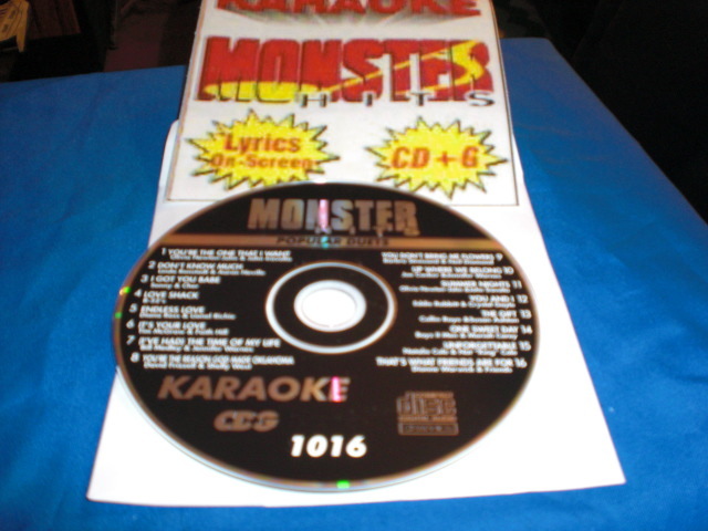 KARAOKE MONSTER HITS CD+G POPULAR DUETS #1016 | eBay