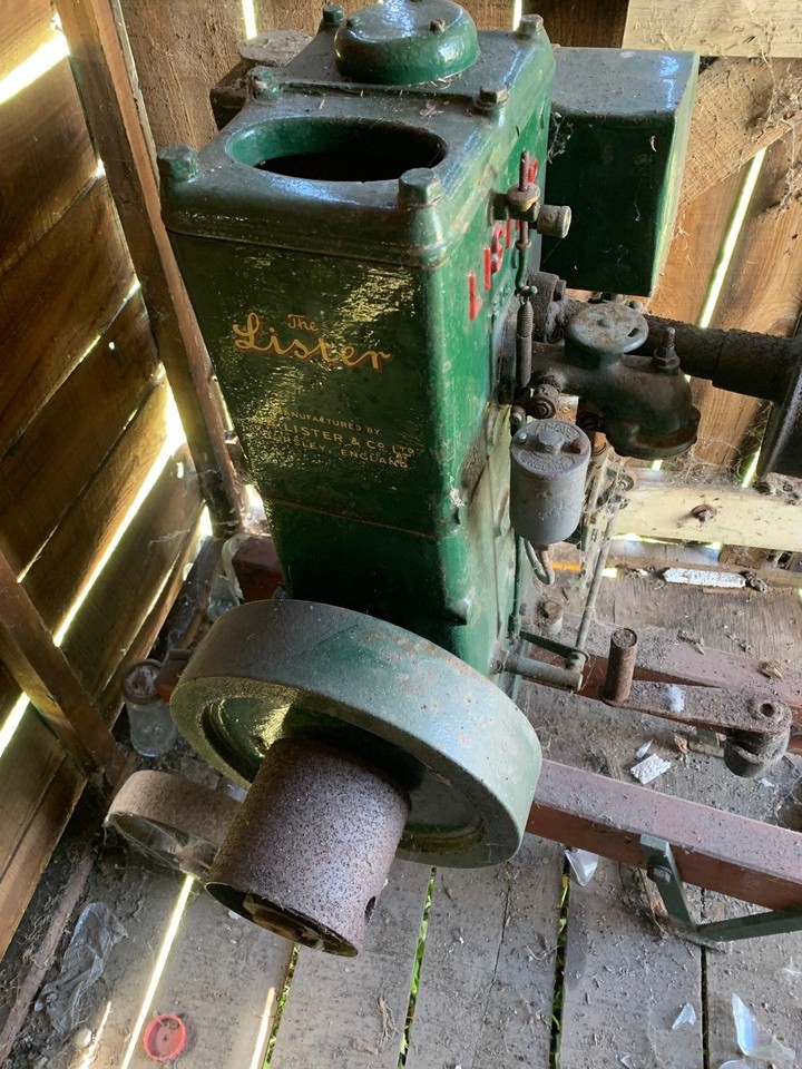 Vintage Old Lister Stationery Engine. For Restoration. | eBay UK