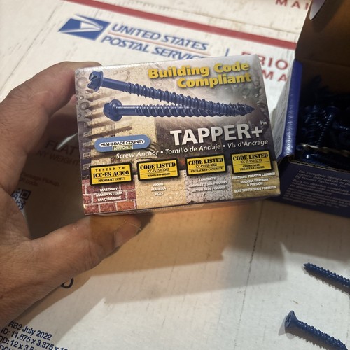 tapper screws 2 Boxes 1 1/4 Long 3/16 And Drill Bit Power Fasteners | eBay