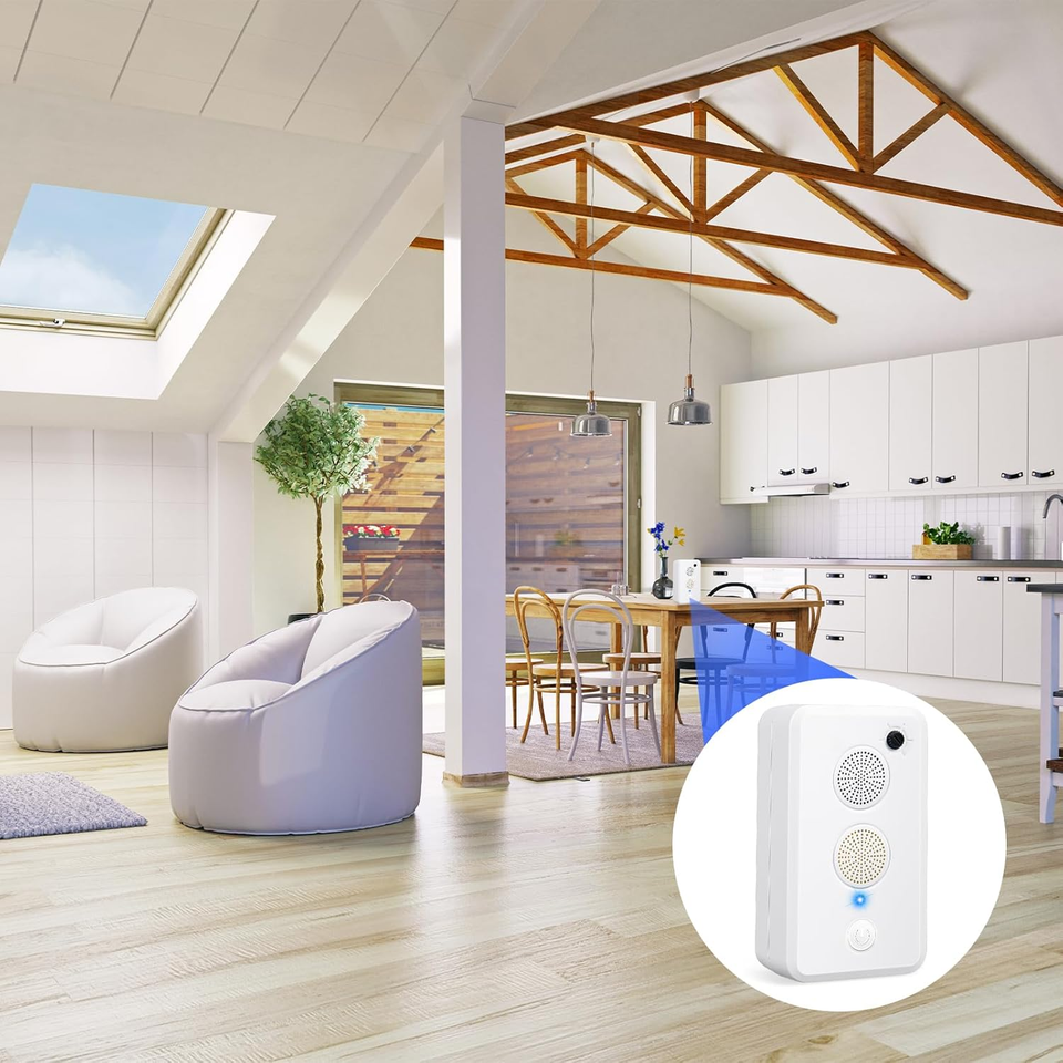 2 Pack Upgraded Ultrasonic Bat Repellent Devices, Keeps Bats Out of ...