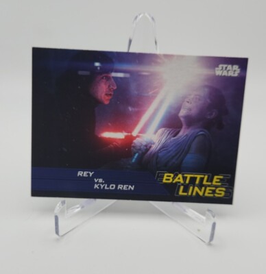 Rey vs. Kylo Ren - 2019 - Topps - Battle Lines - The Rise of Skywalker ...