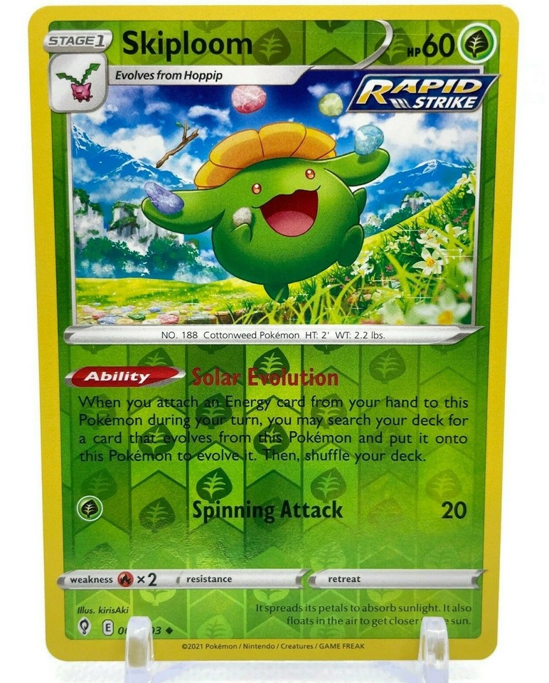 Pokemon Sword & Shield EVOLVING SKIES Reverse Holo Gold Secret Rare Art ...