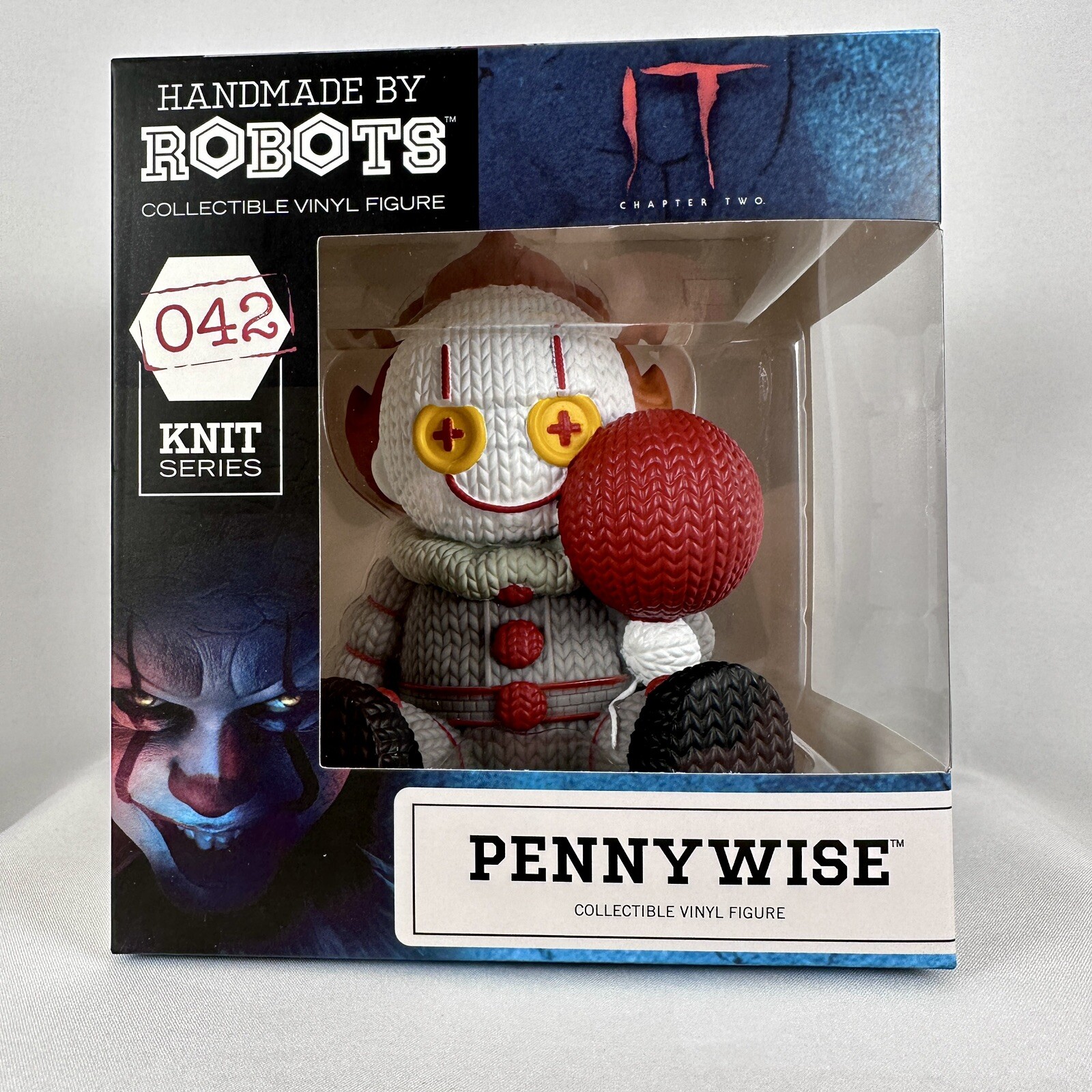 Handmade By Robots IT Pennywise the Clown Knit Series 42 Vinyl Figure ...