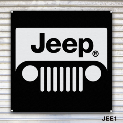 Jeep Banner Sign Wall Art | eBay